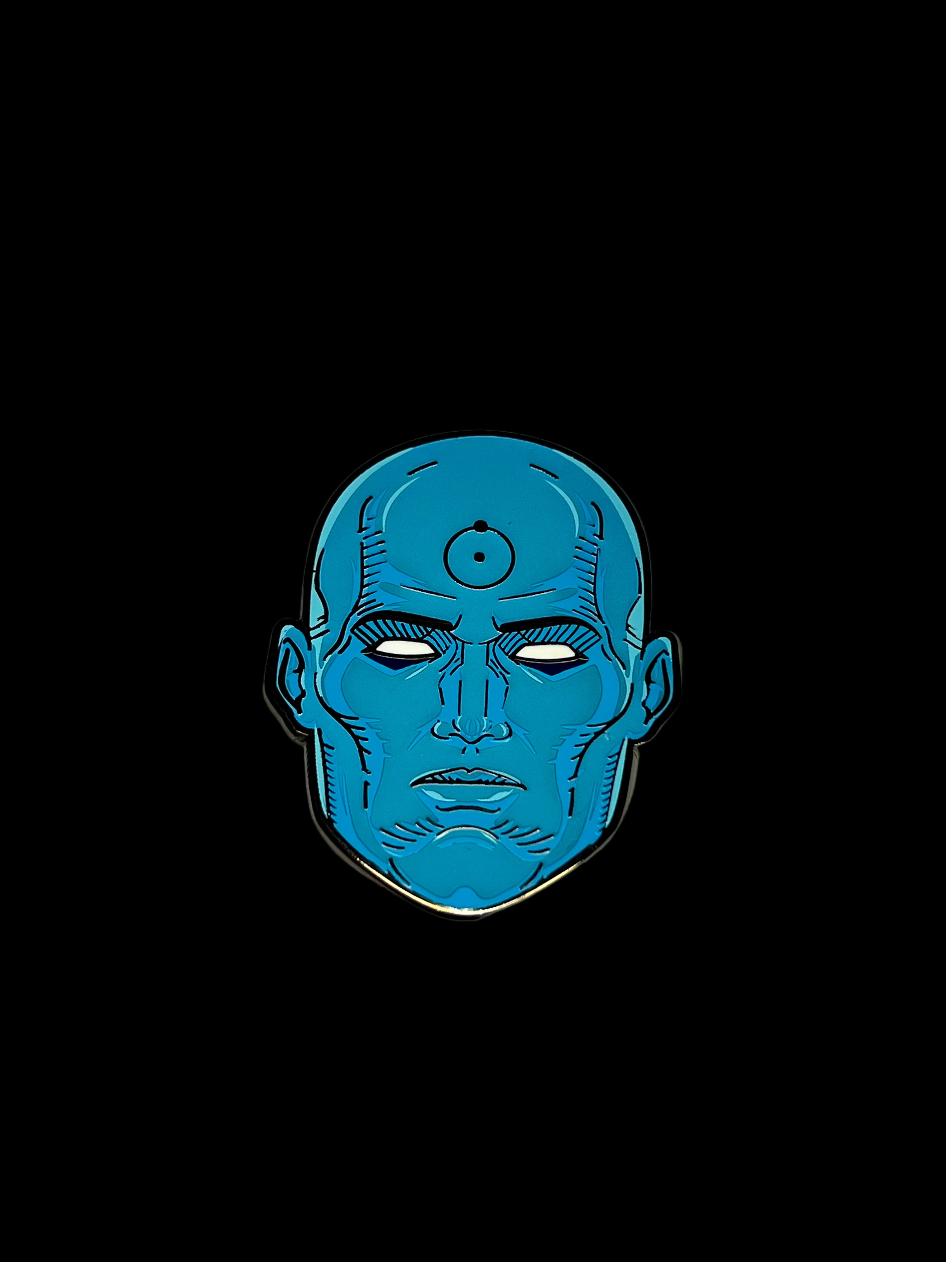 Comic Book - Dr Manhattan enamel pin – Pin Plugged